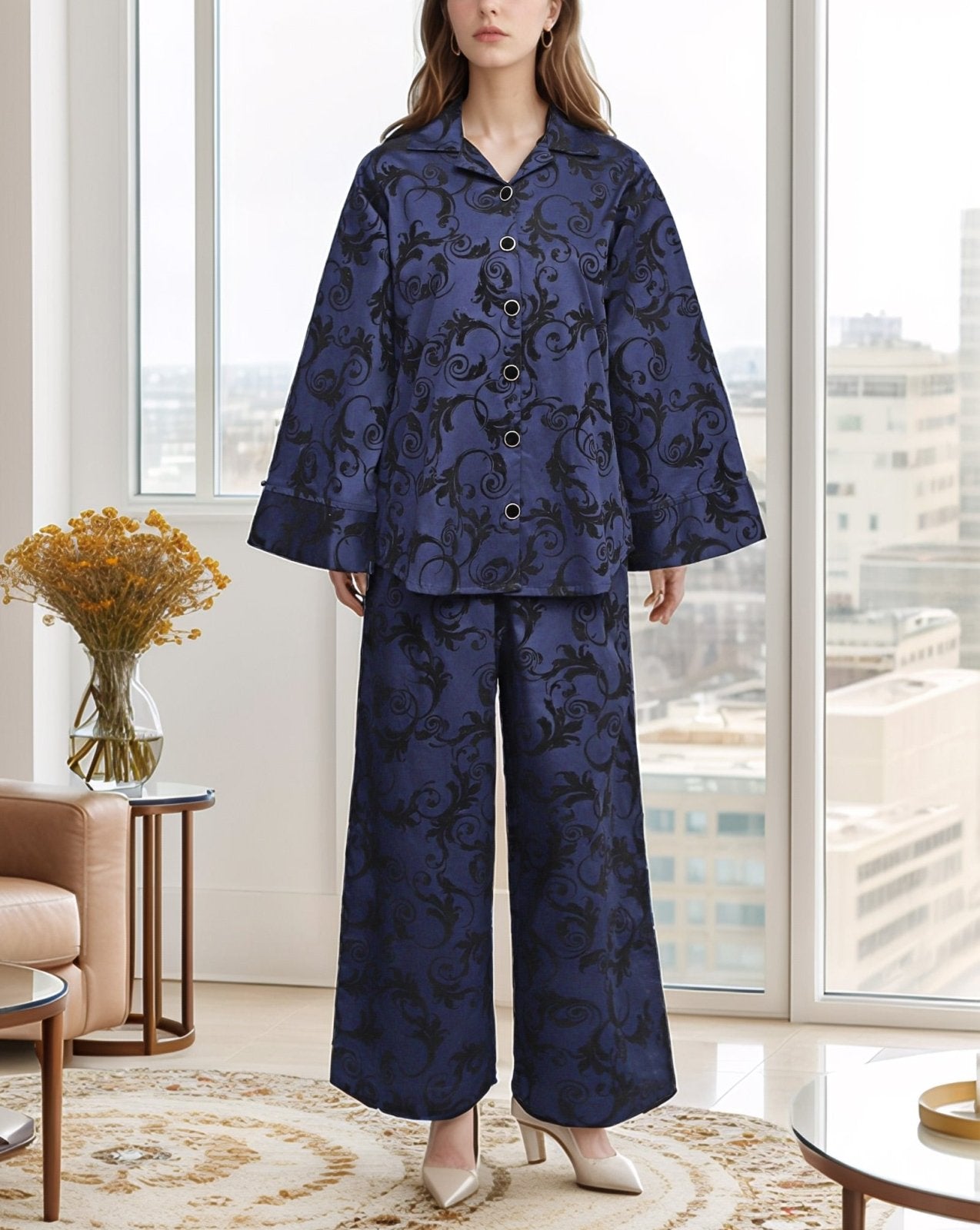 2 PIECE SUIT CO-ORD SET - Polkadots