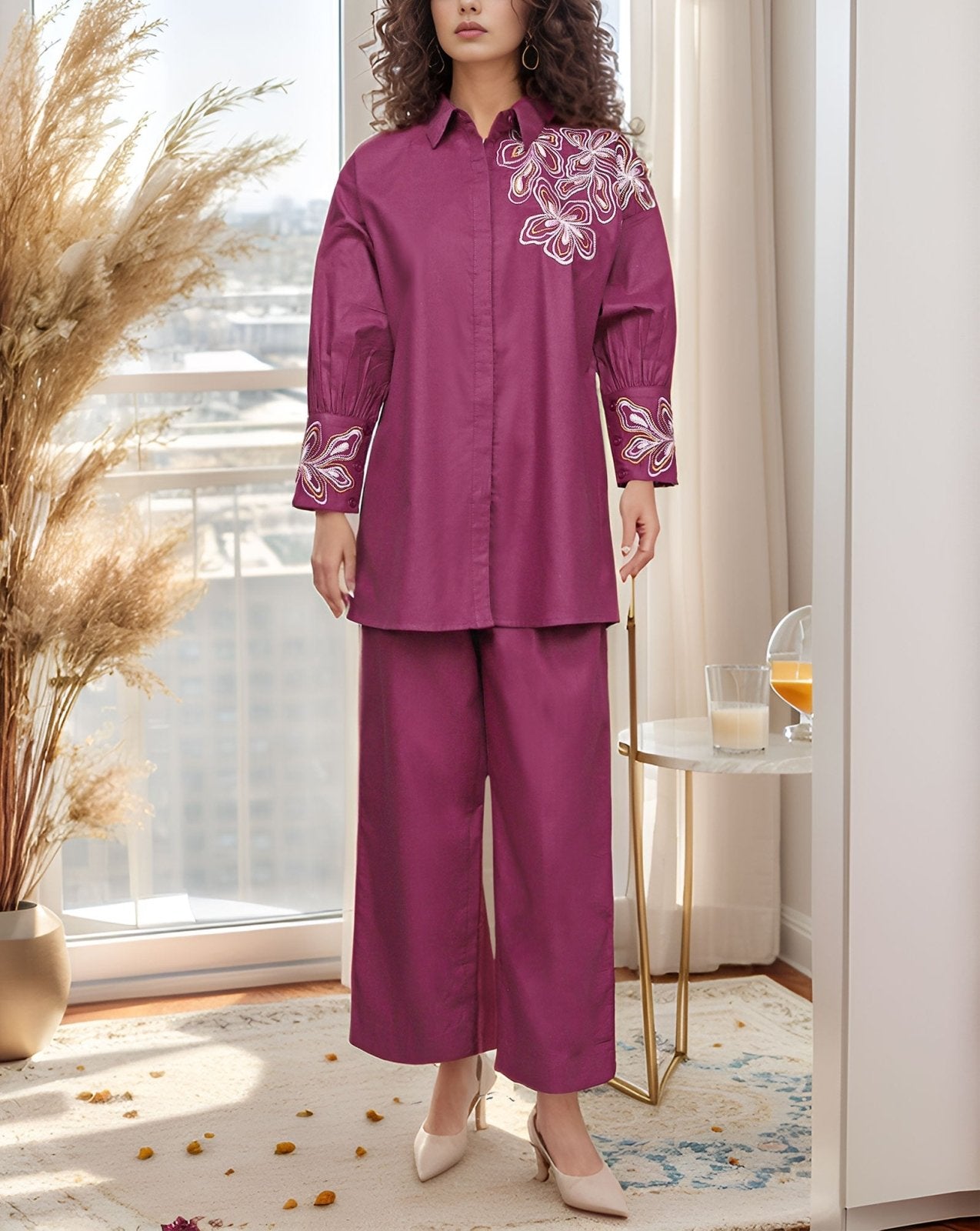 2 PIECE SUIT CO-ORD SET - Polkadots