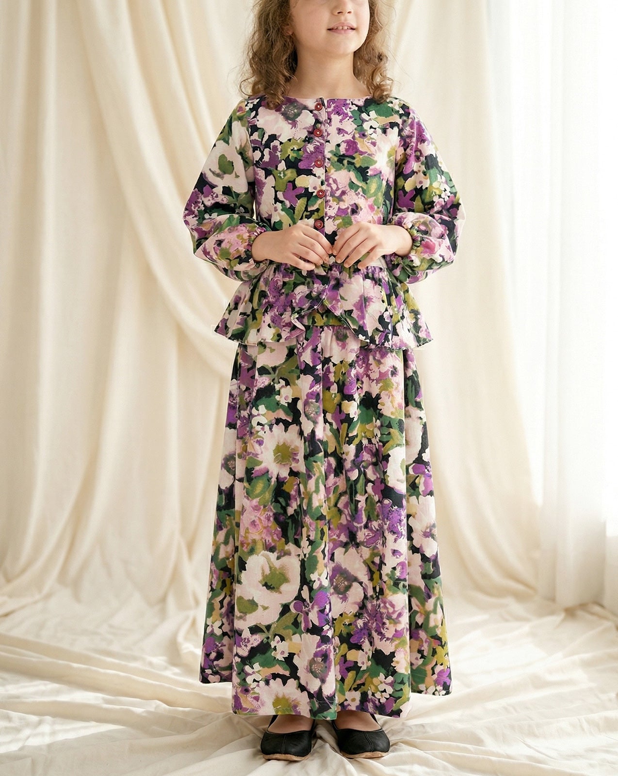 GIRLS 2 PIECE SUIT - Polkadots
