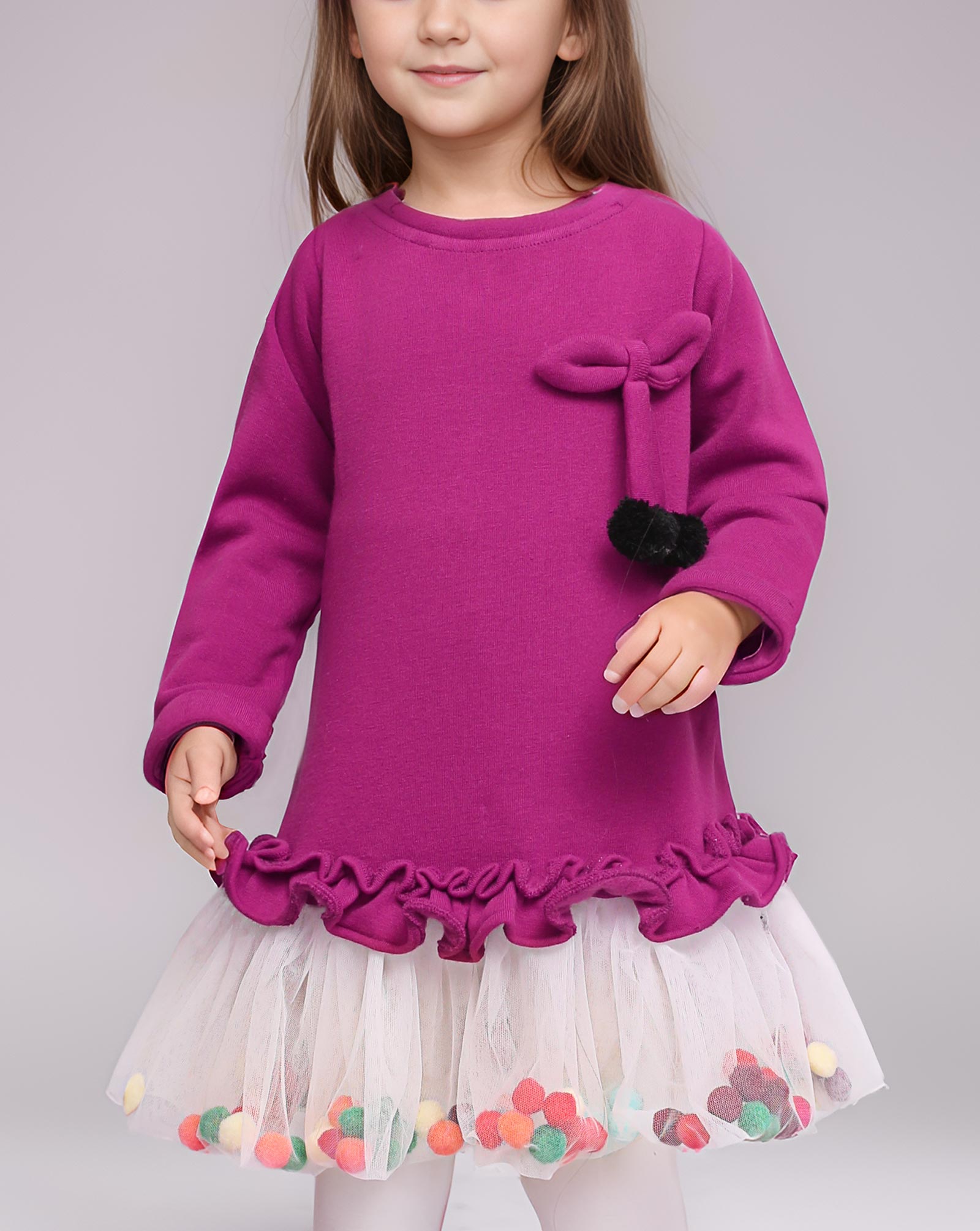 GIRLS FUNKY TOP - Polkadots