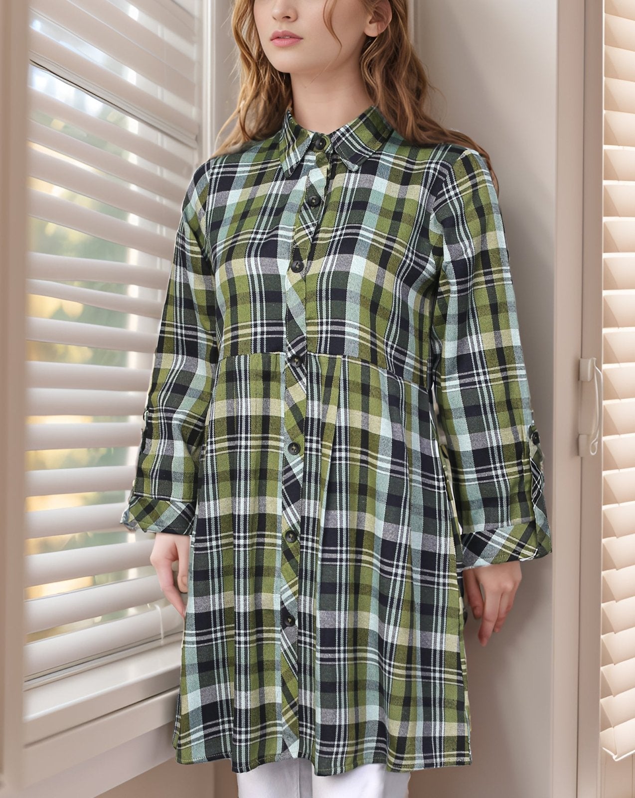 CHECKERED TOP - Polkadots