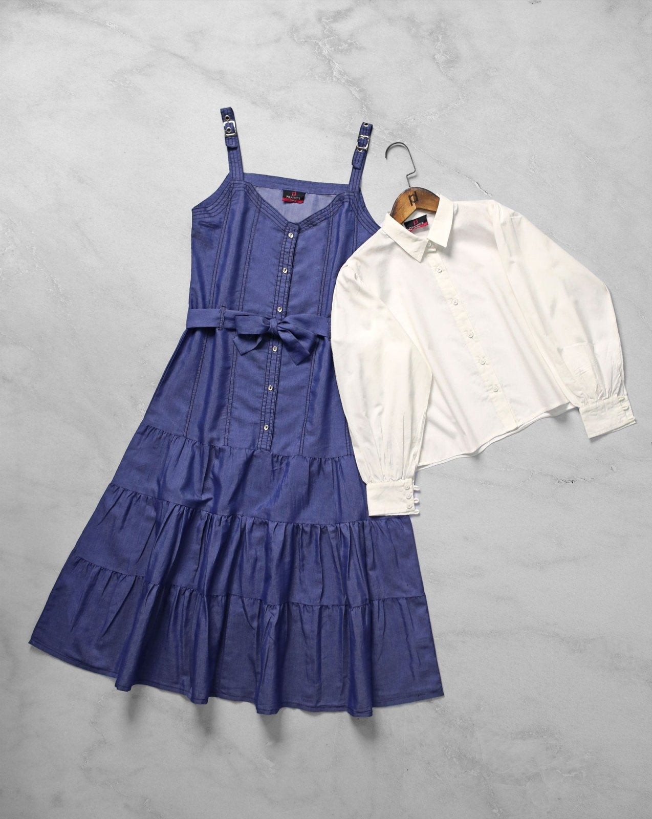 DANGRI STYLE 2 PIECE SUIT - Polkadots