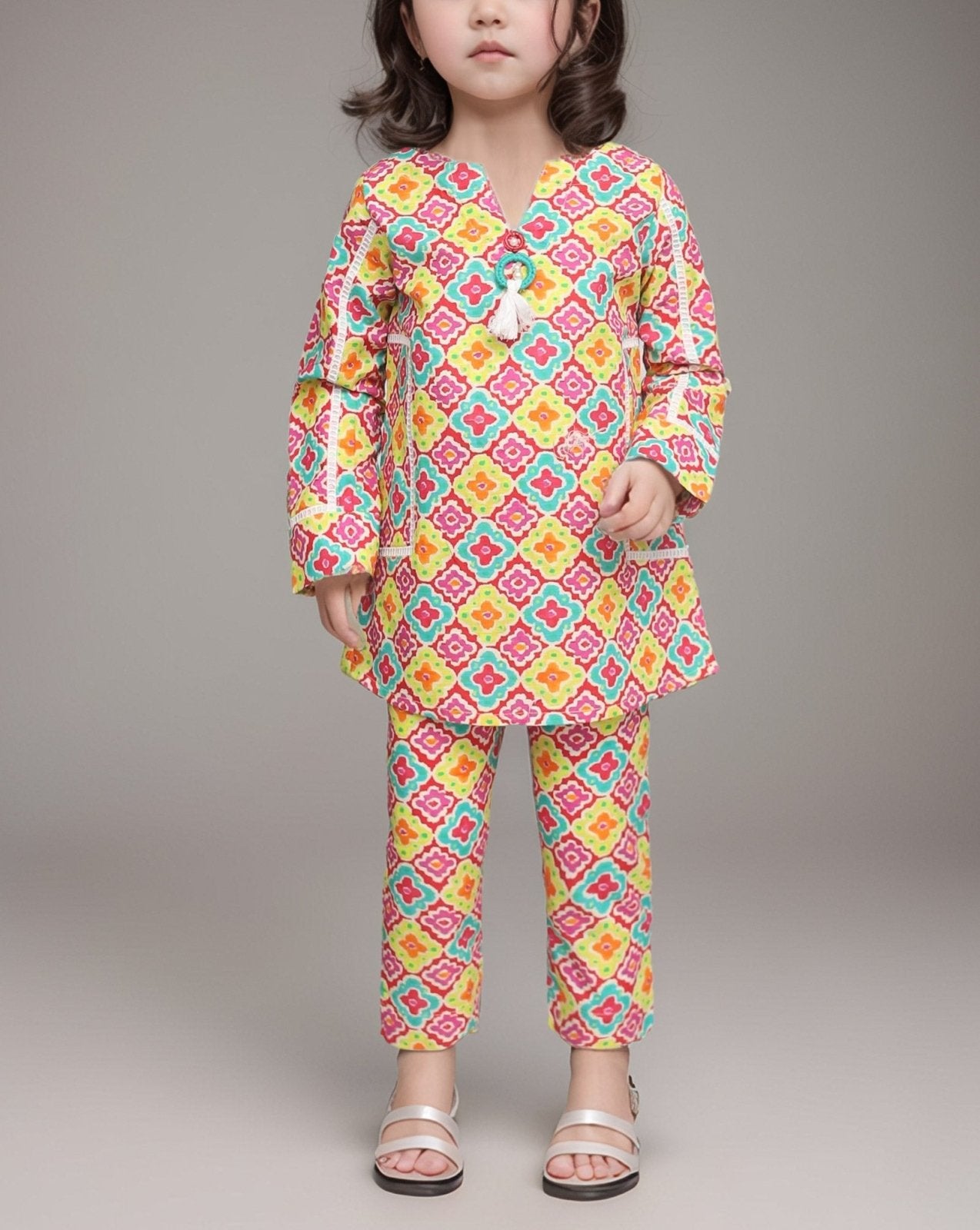 GIRLS 2 PIECE SUIT - Polkadots