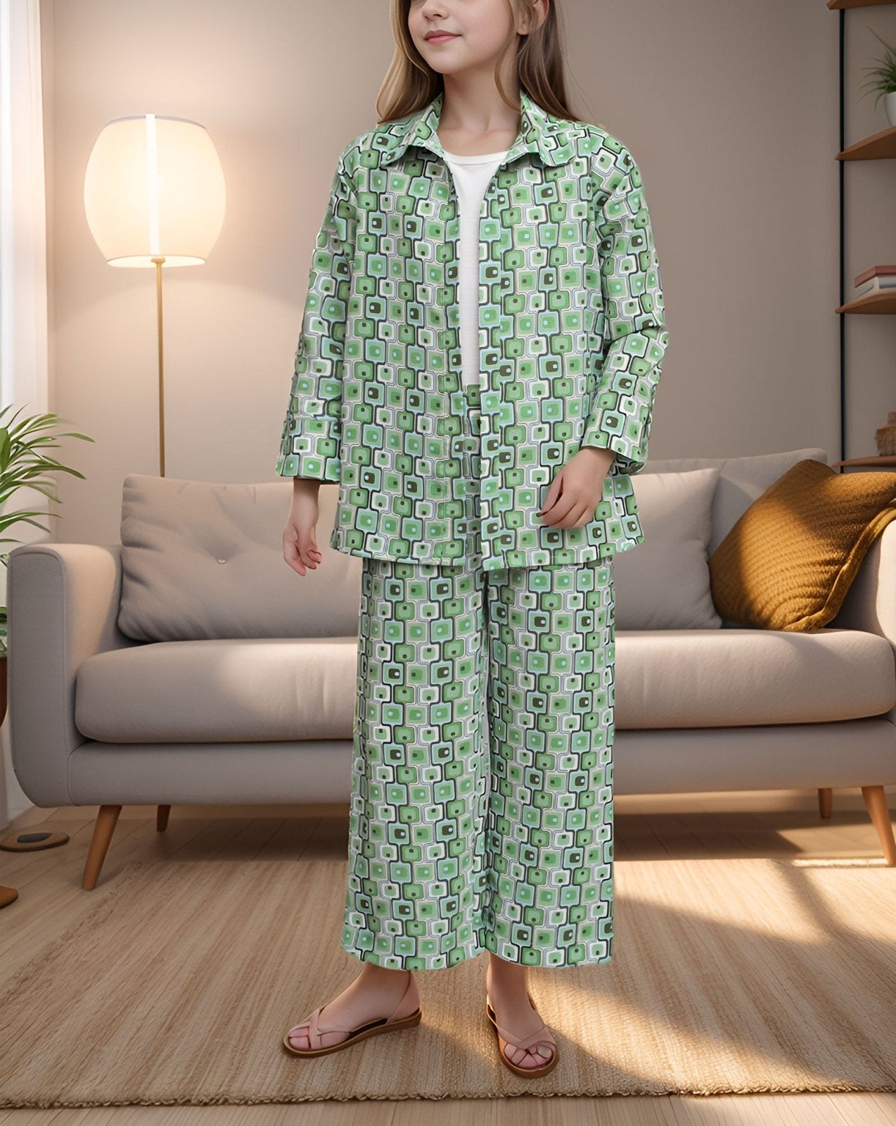 GIRLS 3 PIECE SUIT CO-ORD SET - Polkadots
