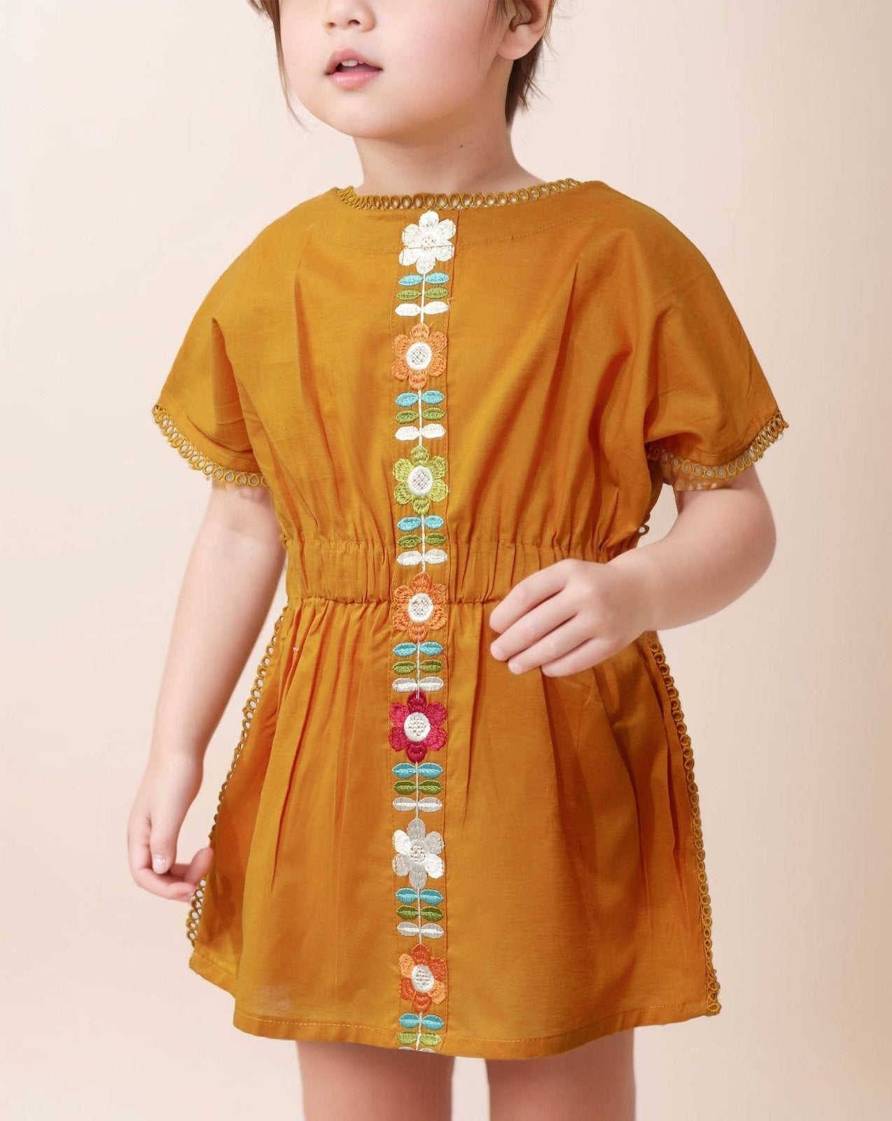 GIRLS PONCHO BUTTERFLY TOP - Polkadots