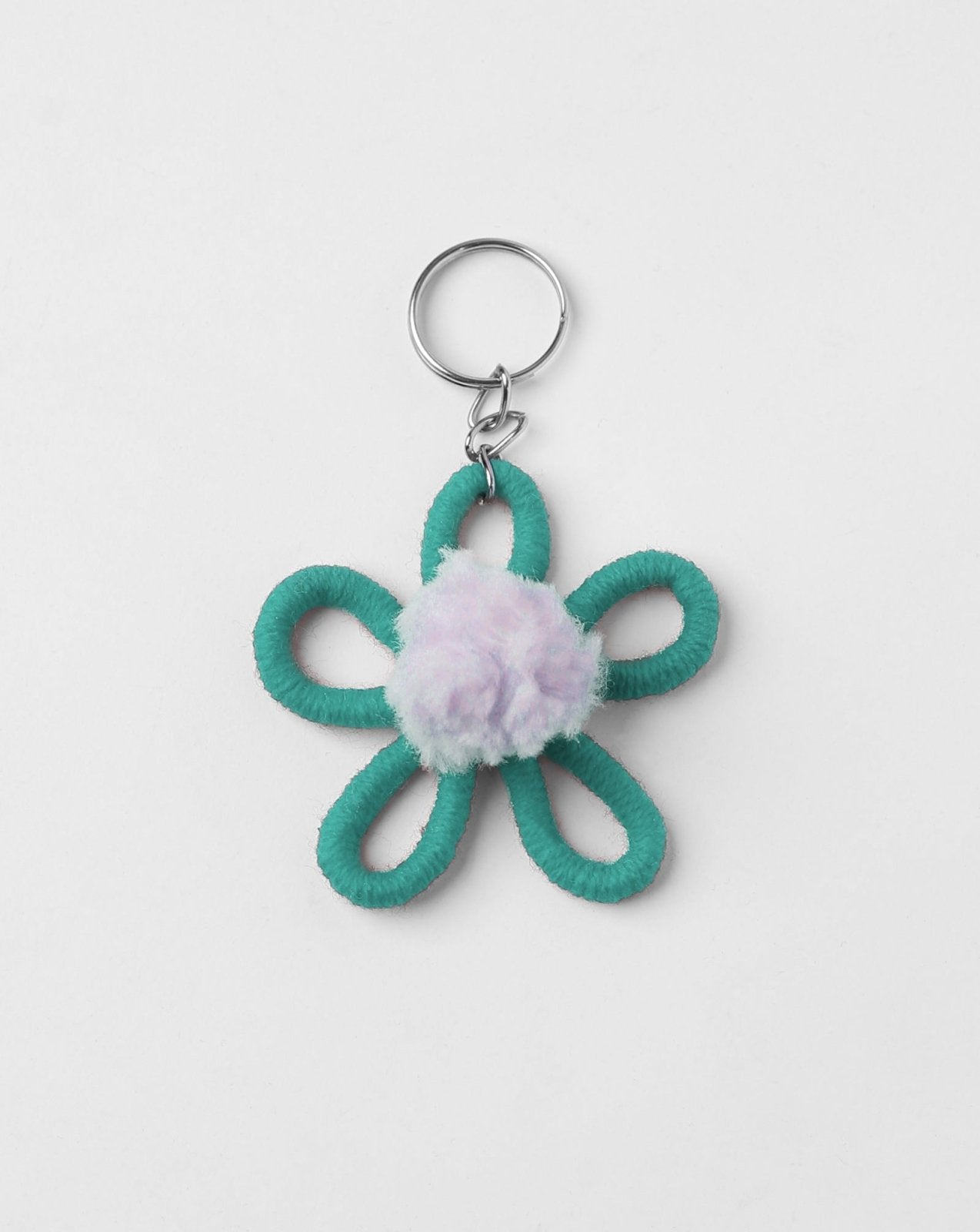 | MACRAME FLOWER KEYCHAIN | - Polkadots