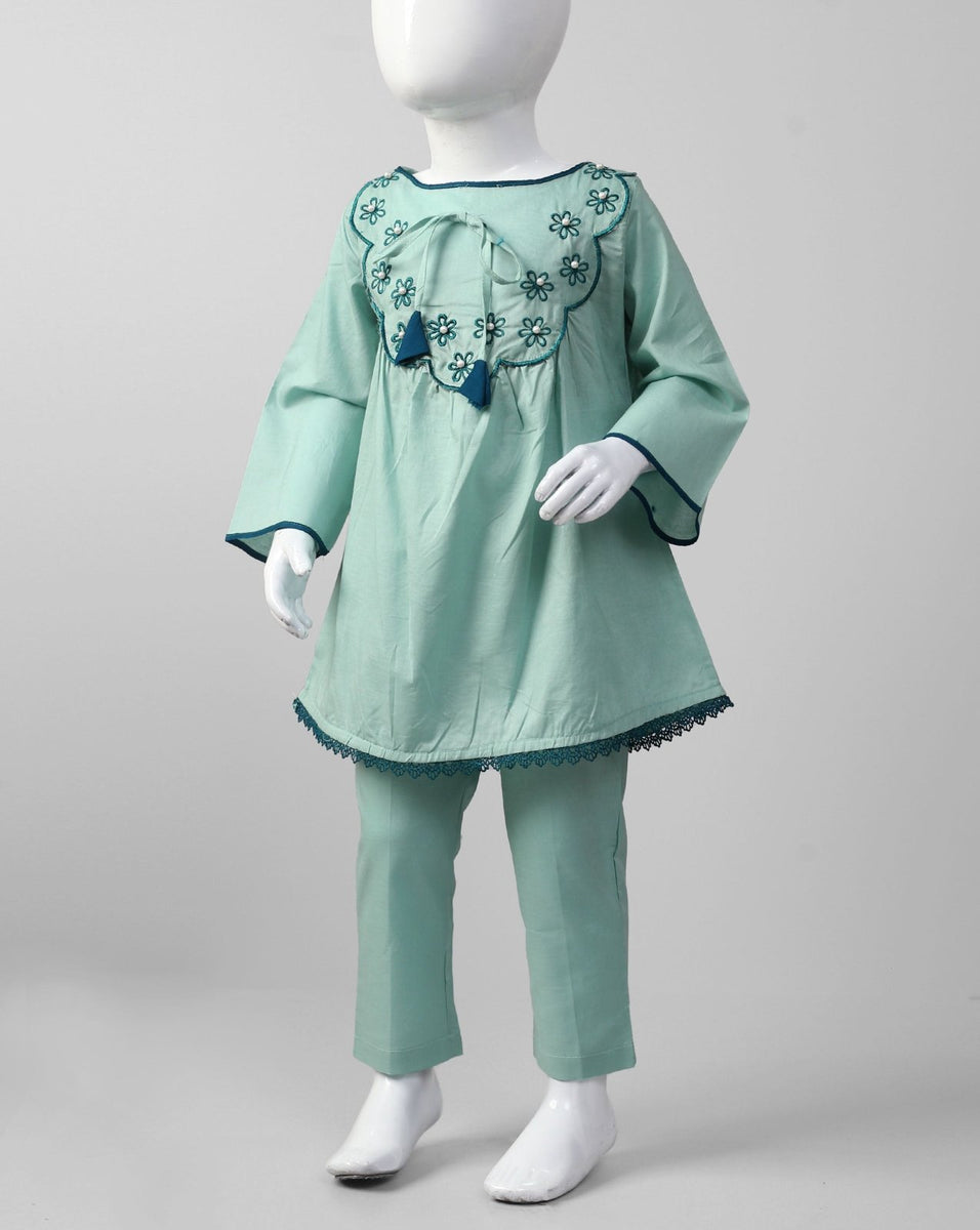 GIRLS 2 PIECE SUIT - Polkadots